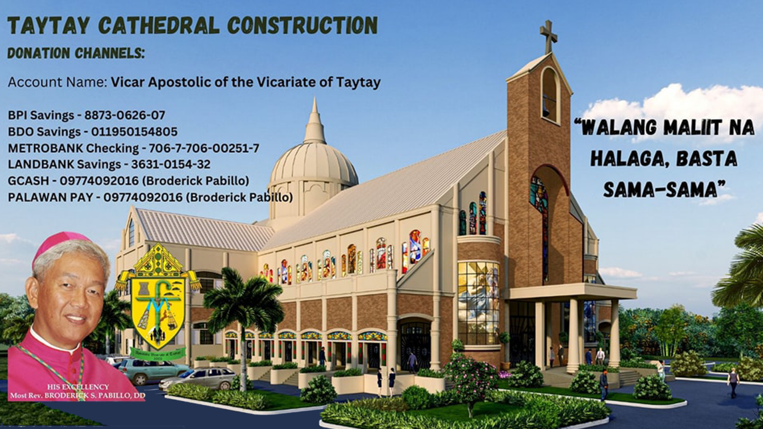 Love Offerings and Support - Apostolic Vicariate of Taytay Palawan