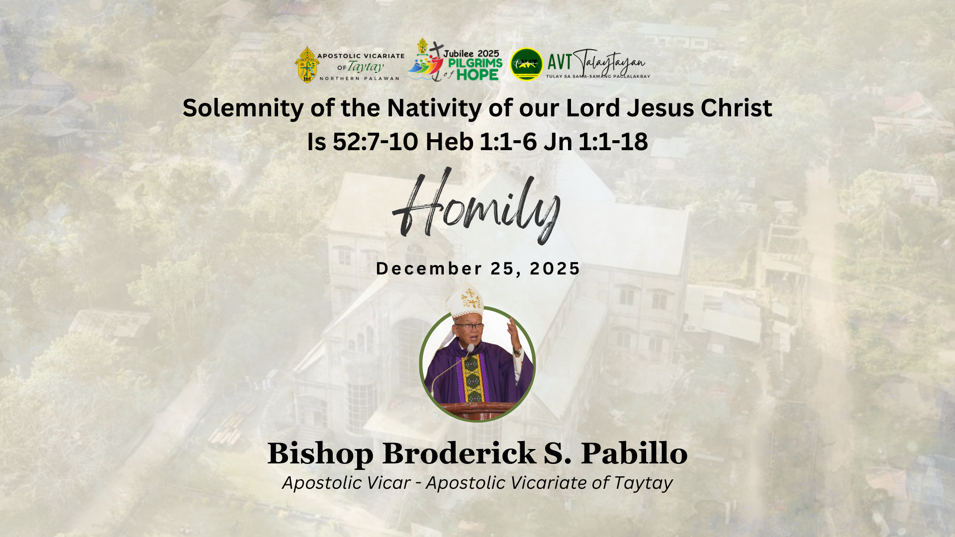 HOMILY| SOLEMNITY OF THE NATIVITY OF OUR LORD JESUS CHRIST – CHRISTMAS ...